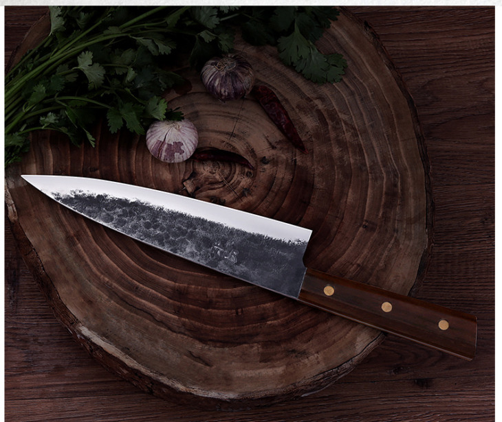 Kézi Kovácsolt, Többcélú Kés Éles Santoku Kés Nyugati Stílusú Séf Kés ...