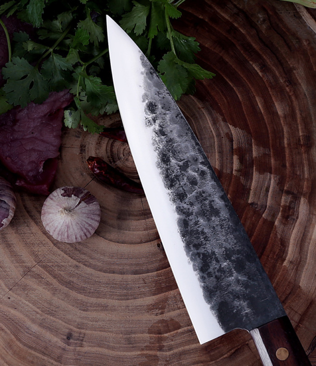 Kézi Kovácsolt, Többcélú Kés Éles Santoku Kés Nyugati Stílusú Séf Kés ...