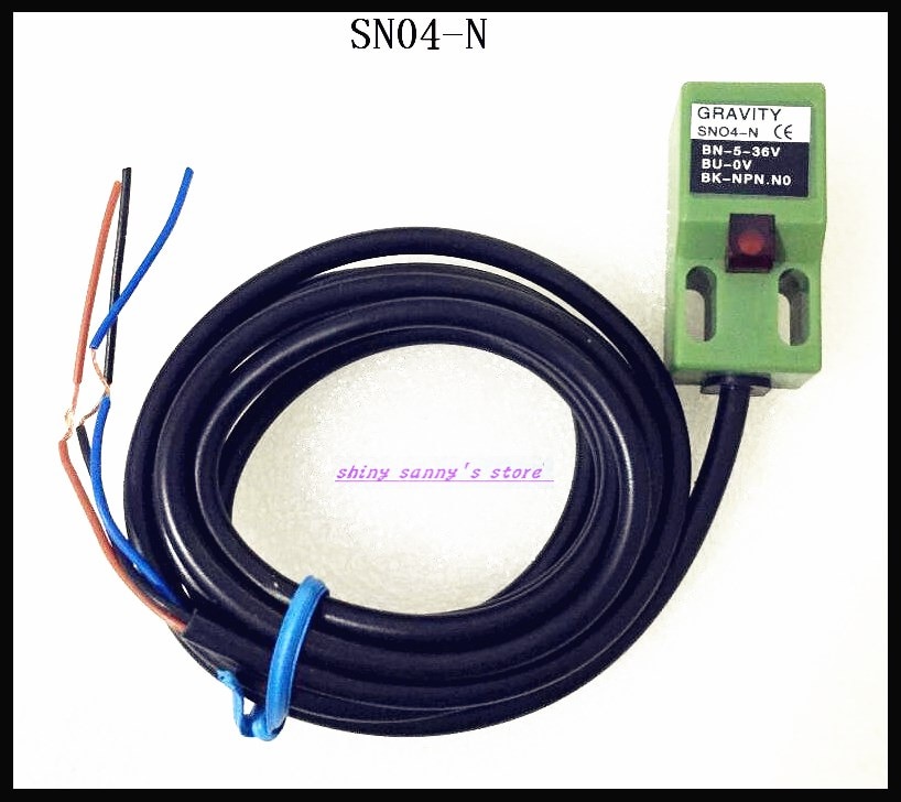 5-10 db / lot SN04-N 4mm megközelítési érzékelő 5-36vdc NPN NO 3 ...