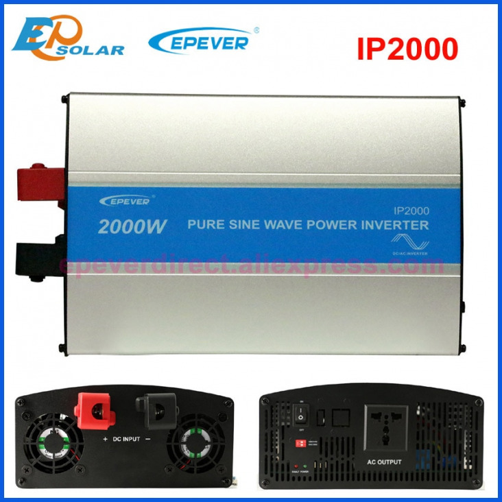 Epever iPower 2000W Pure Sine Wave Inverter 24V 48V DC bemenet 110V ...