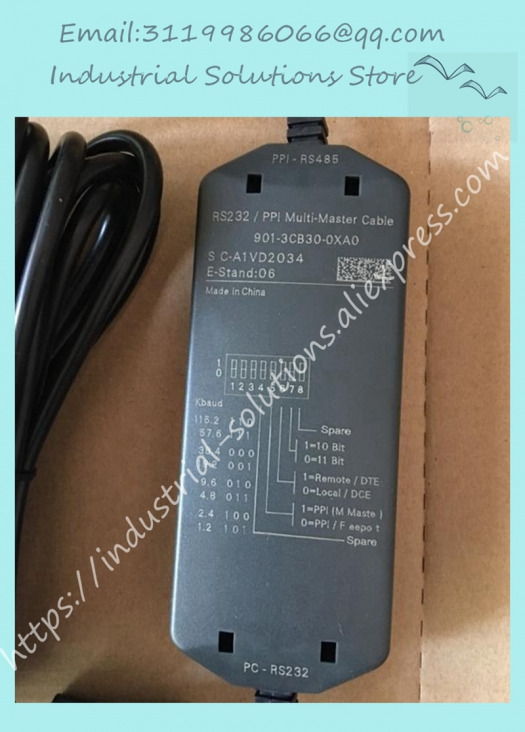 PC-PPI 6ES7901-3CB30-0XA0 RS232 / PPI magas minőségű kábel az S7-200 ...