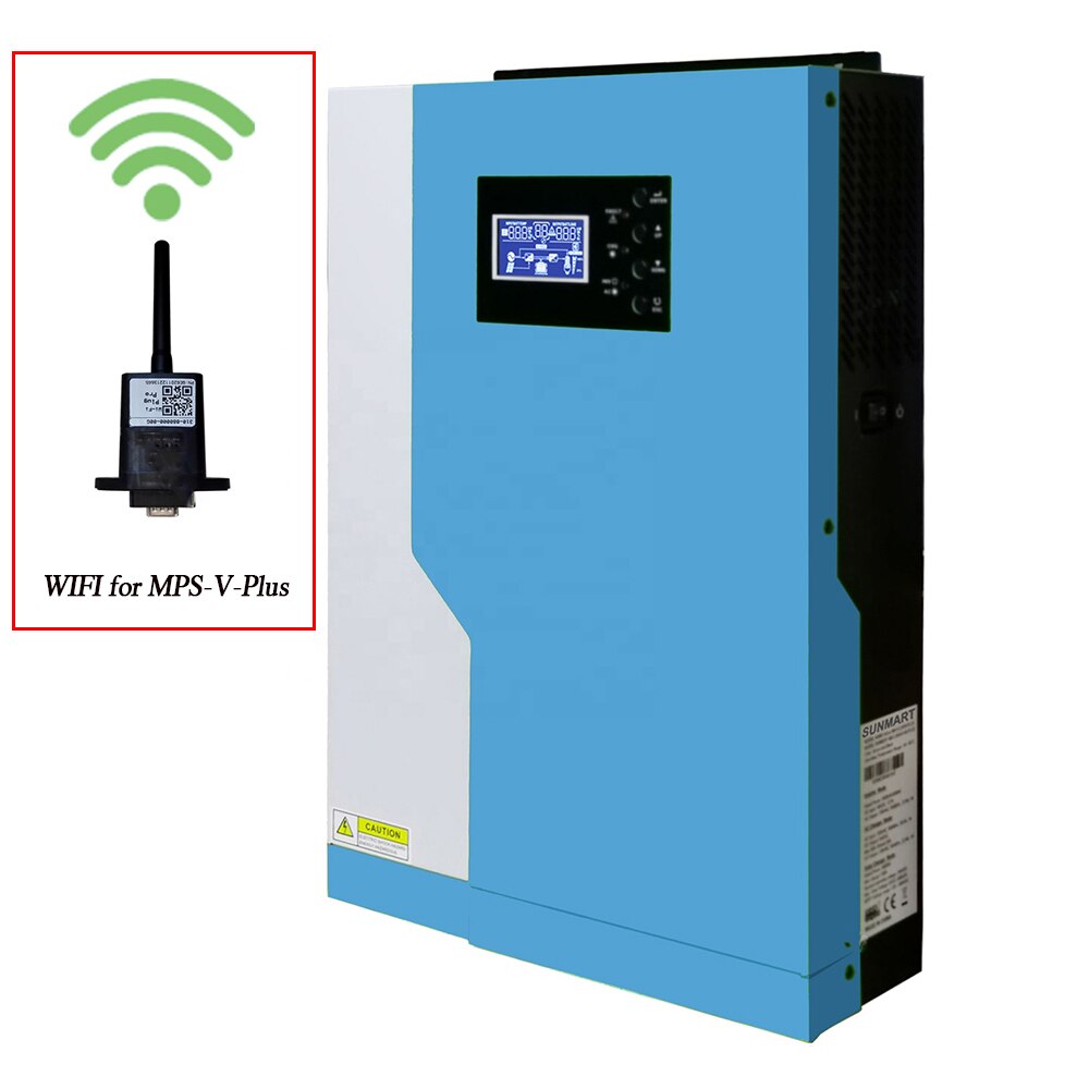 MPPT 3.5kW Solar Rács Inverter 24V100A Solar Hybrid Inverter 3500W 220V ...