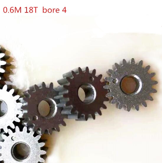 10db Motor Gear Metal Gears Mini fogaskerék 18T fogak Modulus 0.6 fém ...