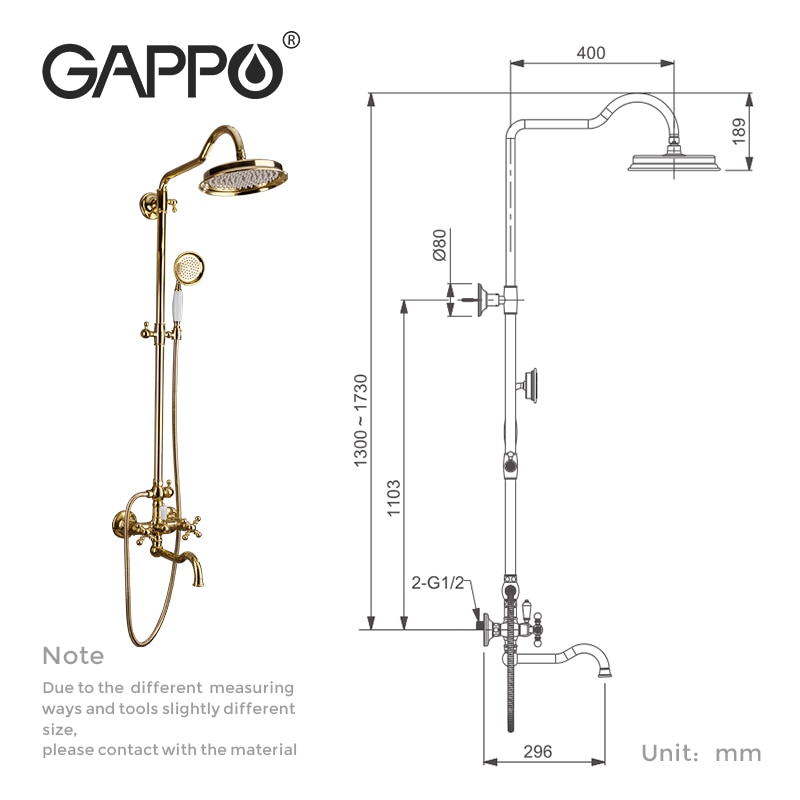 Gappo Luxury Gold Bathroom Shower Csaptelepek Sárgaréz Fürdőszoba Csaptelep Keverő Csapadék ...