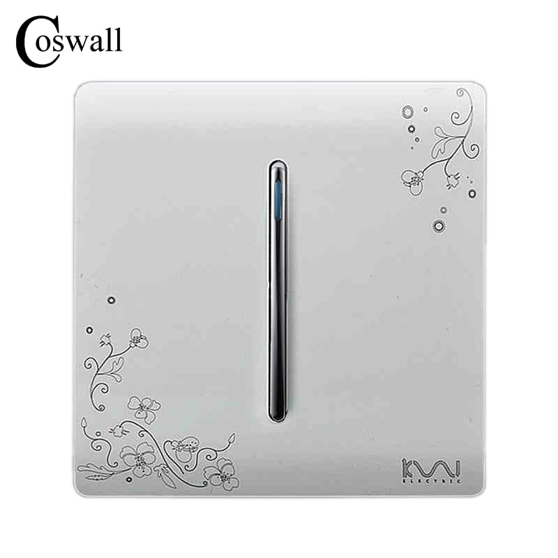 COSWALL Passage Pass Through Lépcső Wall Light Switch 1 Gang 2 utas On ...