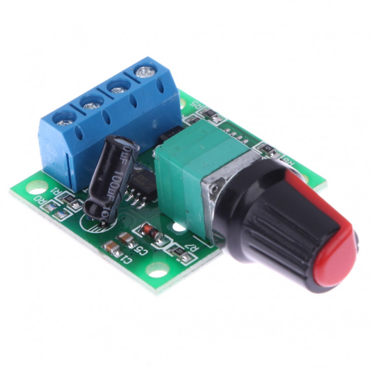 DC 1.8V 3V 5V 6V 12V 2A PWM Motor Speed Controller Low Voltage Motor ...