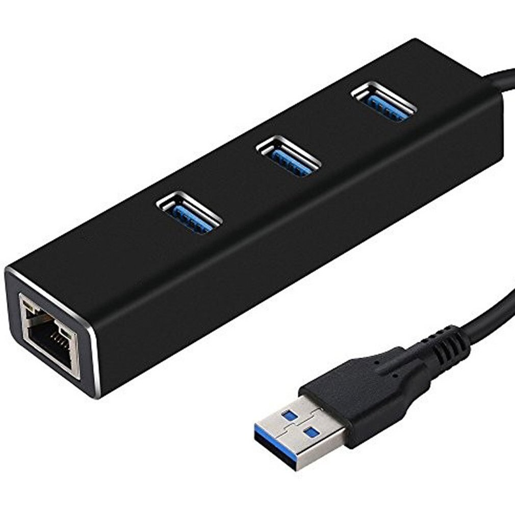 Vonalak Usb3.0Hub Gigabit Hálózati Kártya Hub 3 Portok Usb 3.0 Gigabit ...