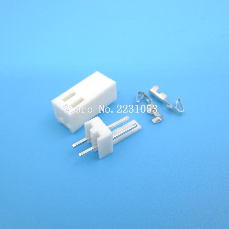 20 készlet KF2510-2P KF2510 2 PIN 2.54mm Pitch Terminál / ház / PIN fejléc csatlakozó adapter ...