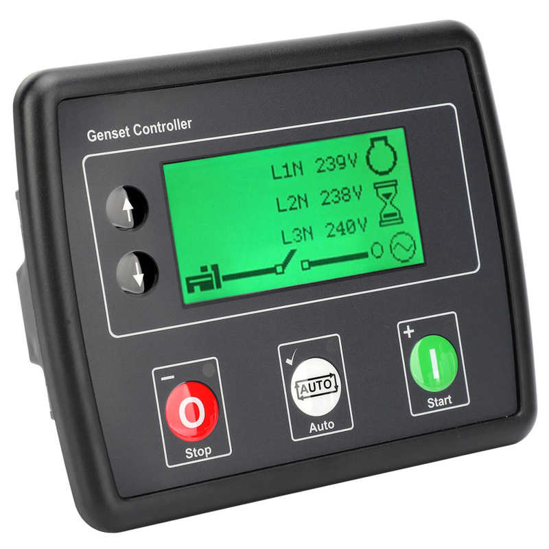 Generátor Controller Auto Hálózati hiba vezérlő modul Self indítása LCD ...