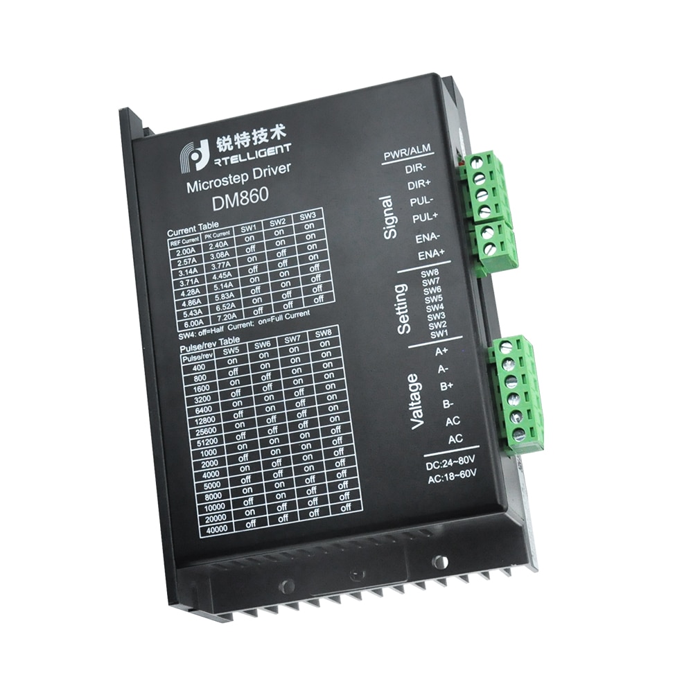Factory Outlet DM860 Nema 34 Stepper Motor Driver CNC kitek Stepper Motor DC Motor Driver NEMA ...