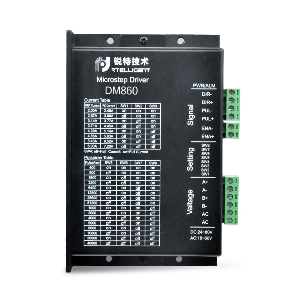 Factory Outlet DM860 Nema 34 Stepper Motor Driver CNC kitek Stepper Motor DC Motor Driver NEMA ...