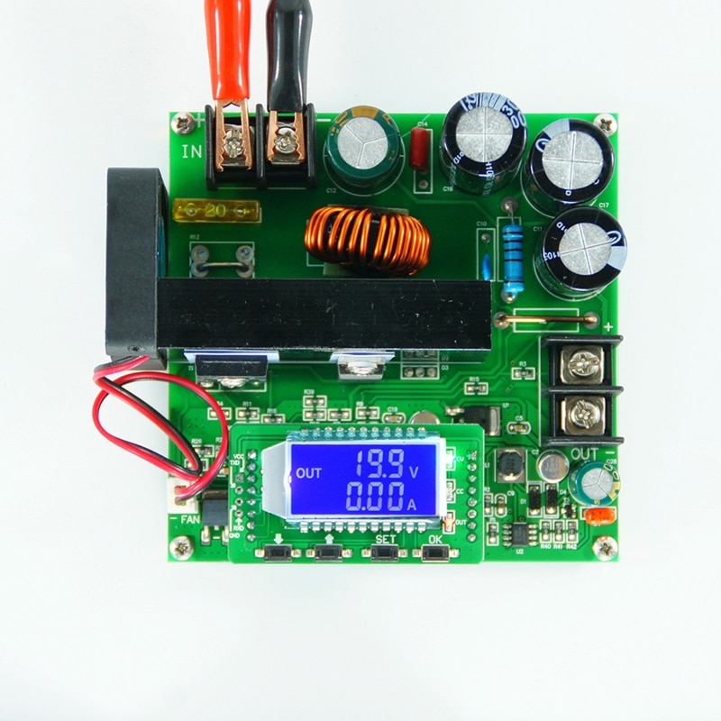 Frissített BST900W DC-DC 8-60V-tól 10-120V Boost Converter CC CV SteP ...