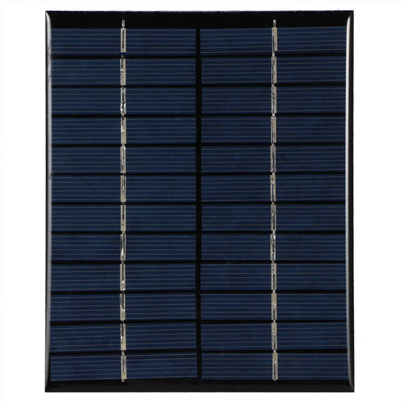 2W 12V DIY Solar Panel polikristályos szilícium napelem modul Solar ...