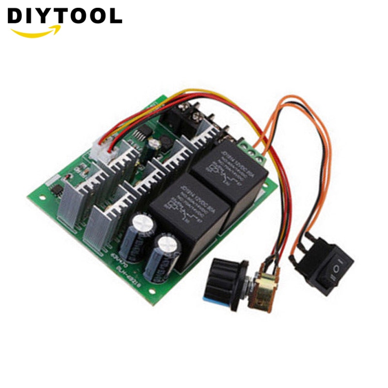 Motor vezérlő DC 10-50V 12/24 / 48V 60A PWM DC motor fordulatszám ...