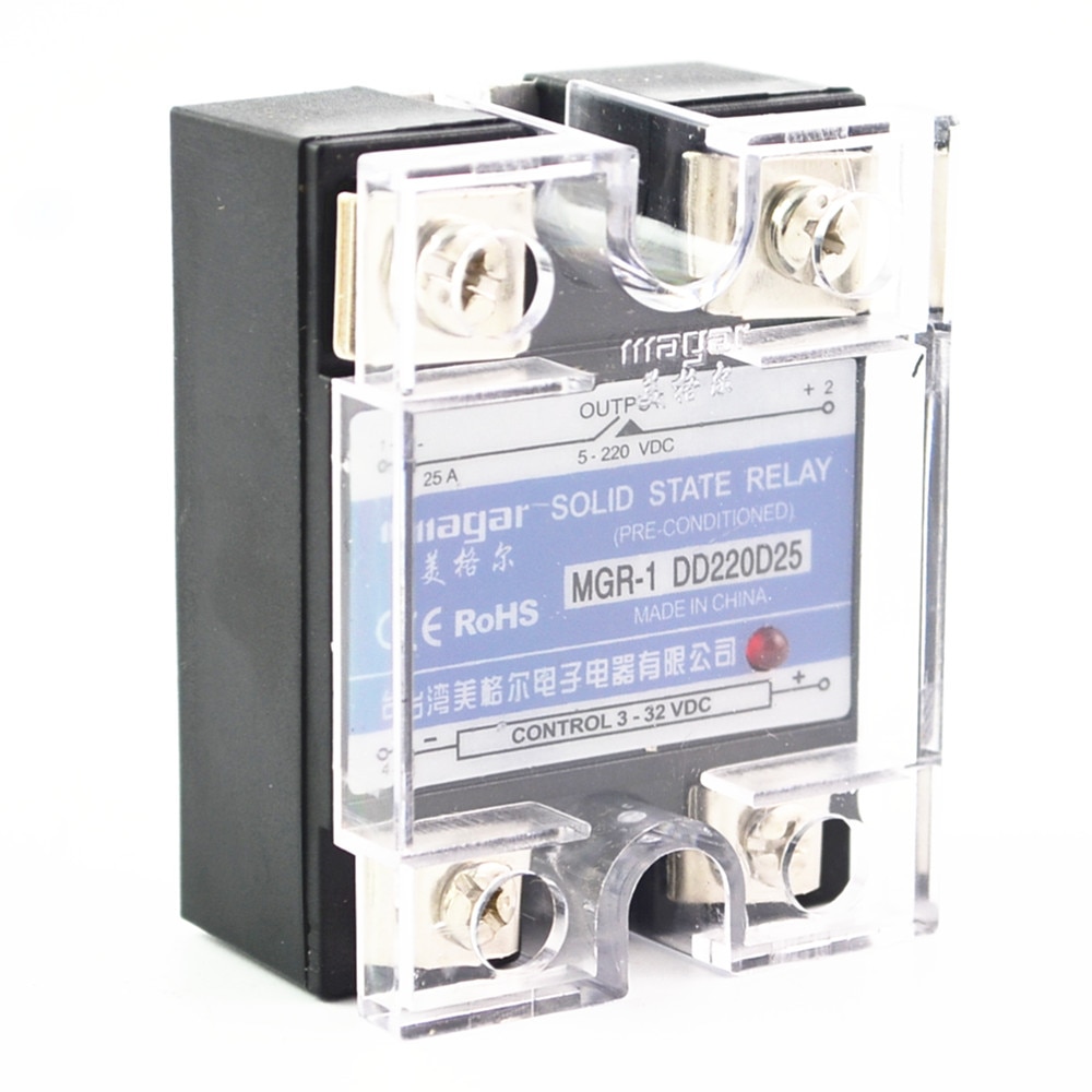 SSR-25A DD DC-DC Szilárd állapot relé bemenet 3-32VDC kimenet 5 ...