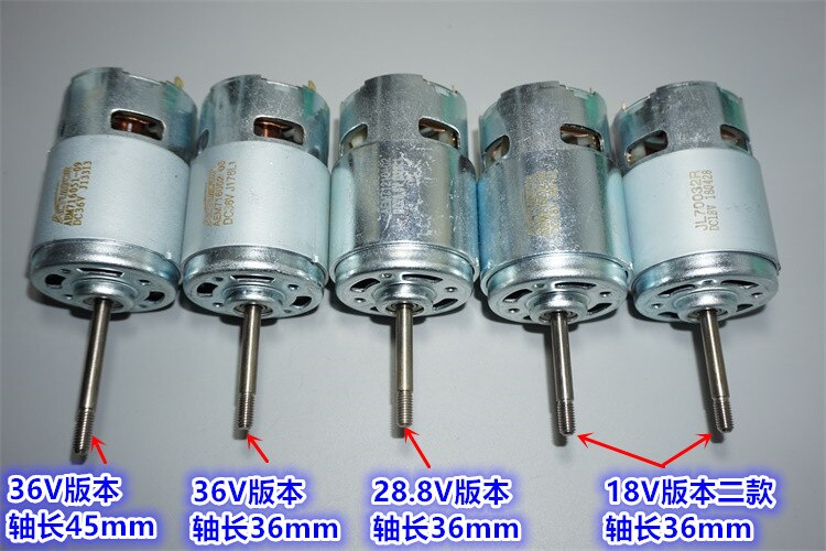 775 Dc Motor Dc 12V 18V 24V 36V Nagy Nyomatékú Elülső Golyóscsapágy ...