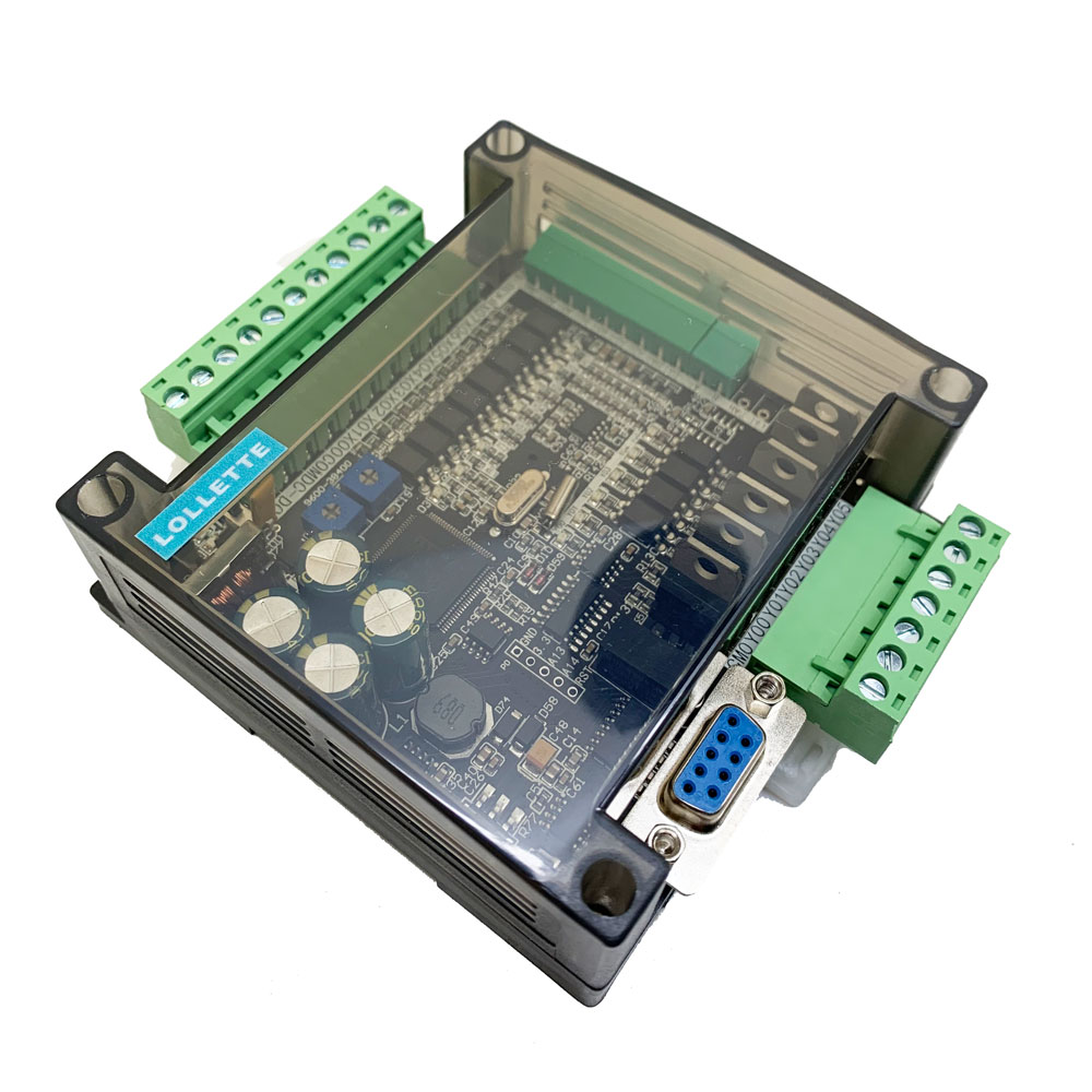 LE3U FX3U 14MT 6AD 2DA RS485 8 bemenet 6 tranzisztor kimenet 6 analóg bemenet 2 analóg (0-10V ...