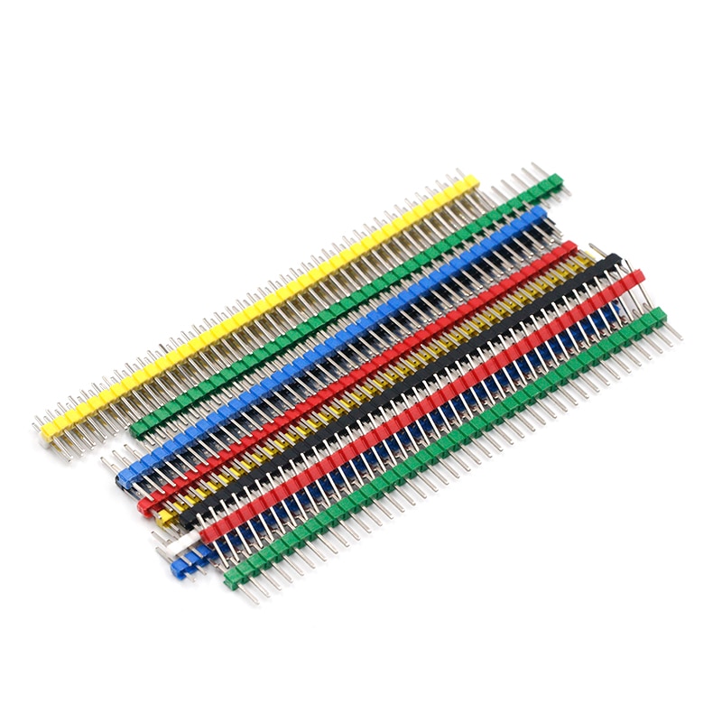6db / Set Pin Header csatlakozó Férfi 2,54 mm Emelkedés Pin Header ...