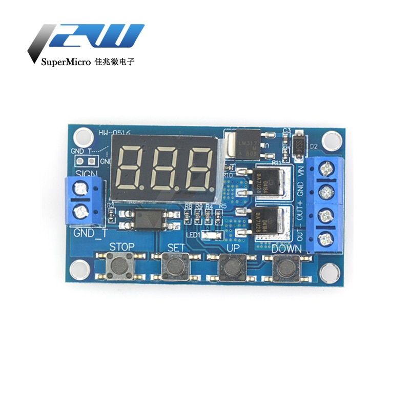 DC5-36V Dual MOS LED Digital Time Delay Relay Trigger ciklusidőzítő ... DC5-36V Dual MOS LED Digital Time Delay Relay Trigger ciklusidőzítő ...