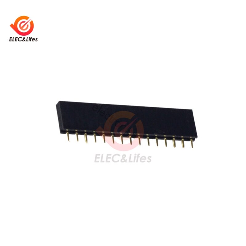 10db 15 tűs Single Row female Pin Header 2.54mm Raszter Strip ...