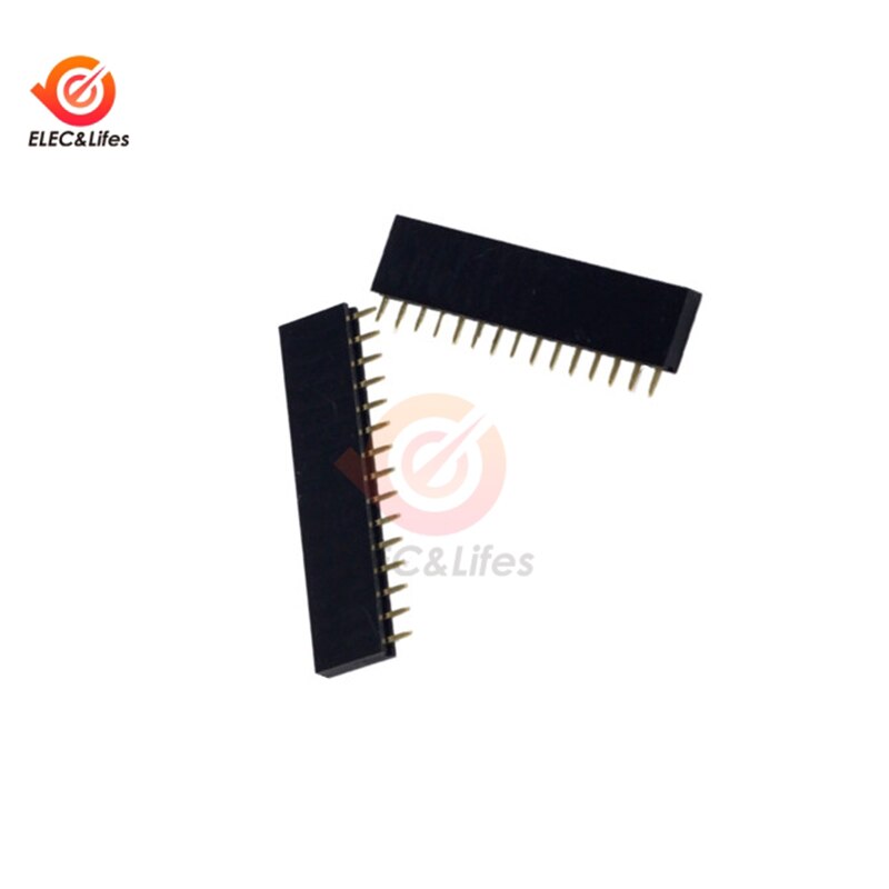 10db 15 tűs Single Row female Pin Header 2.54mm Raszter Strip ...