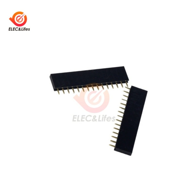 10db 15 tűs Single Row female Pin Header 2.54mm Raszter Strip ...