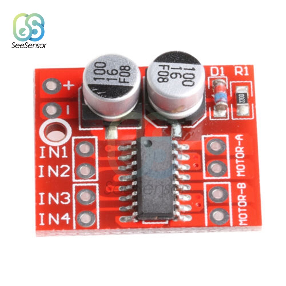 5db 1.5a 2-utas MX1508 DC Motor Driver Module PWM Sebesség Dual H-híd Stepper motor L298N – FIXO.hu