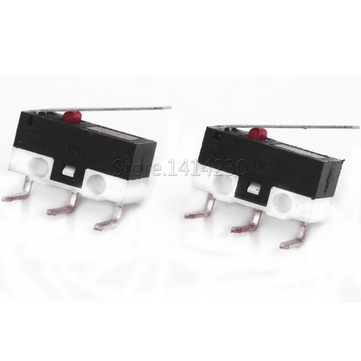 10db 3Pins 90 fok görbe tű bal Curve Mouse Switch Limit Switch ...