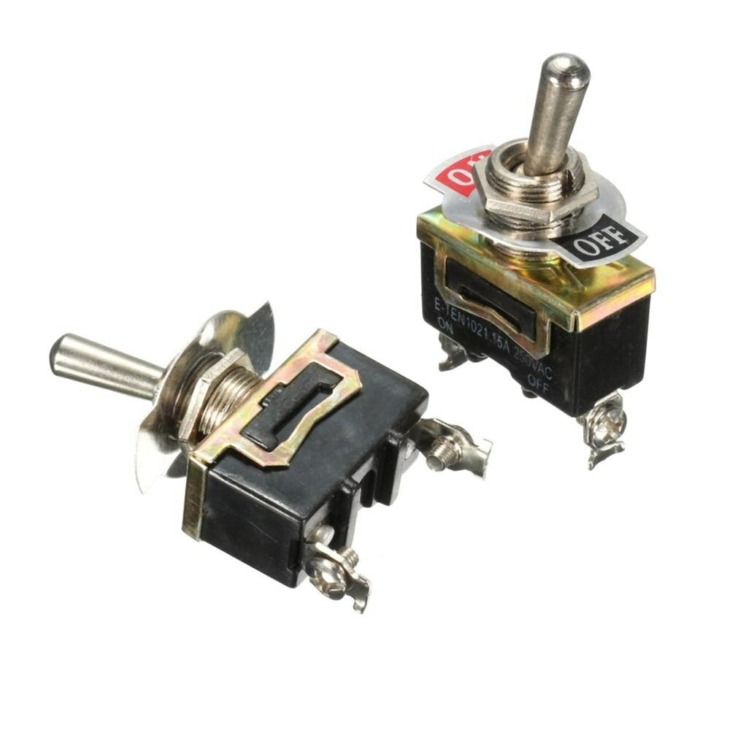 5db Heavy Duty Car Boat Bocker Toggle kapcsoló 15A 250V 2PIN SPST ON ...