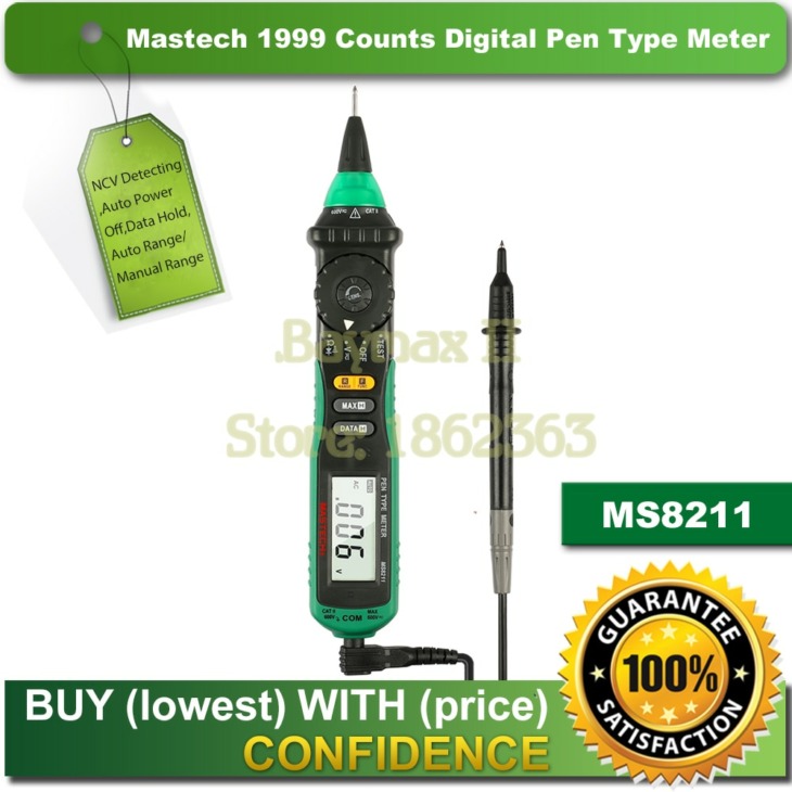 Mastech Ms8211 Pen-Type Auto-Támogatási Digital Multimer Nem Érintkező ...