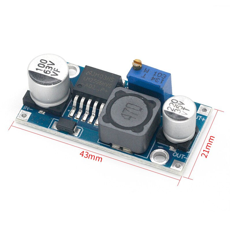 LM2596HVS LM2596 HV LM2596HV DC-DC Állítható Step Down Buck Converter Power Module 4.5-50V A 3 ...