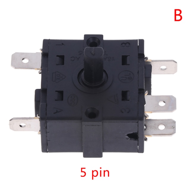 Elektromos szoba fűtés 3pin 5pin Rotary Switch Selector AC 250V 16A ...