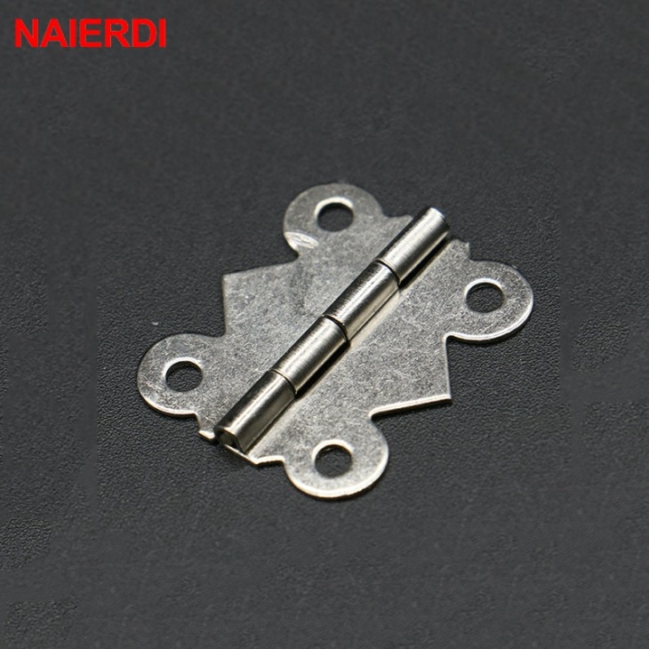 10db NAIERDI Mini Butterfly ajtó zsanérok Arany ezüst bronz fiókos ...