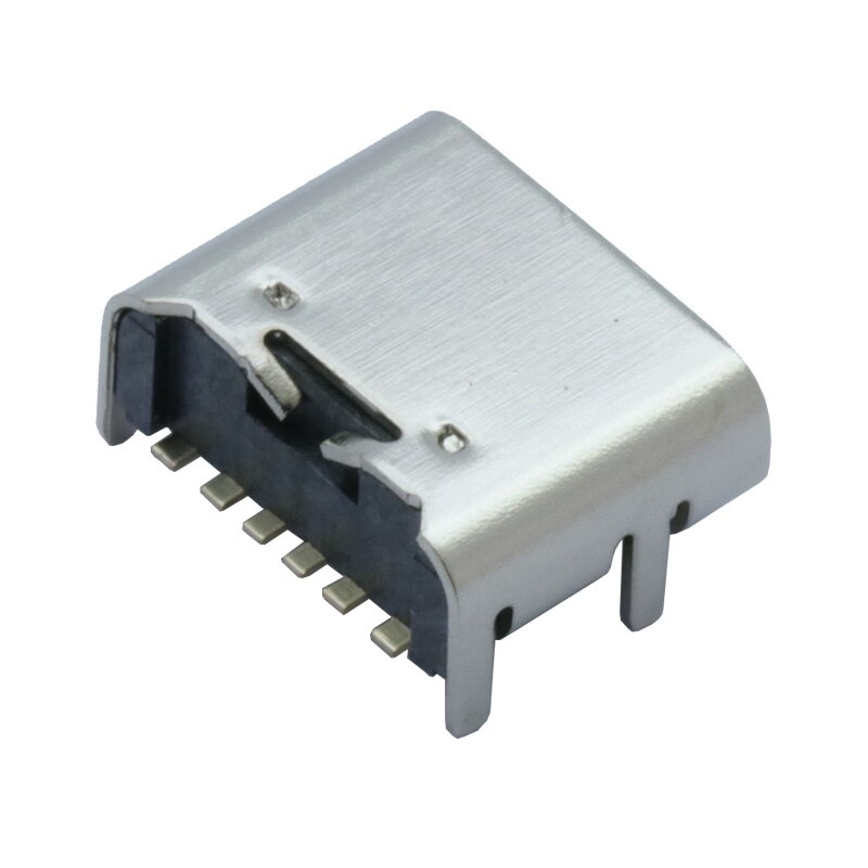 10db / tétel C típusú USB 6 Pin SMT csatlakozó aljzat USB 3.1 Type-C Nő ...