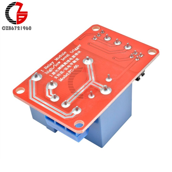 30A 5V 1 csatornás relé modul optocsatoló Isolation magas / alacsony ...