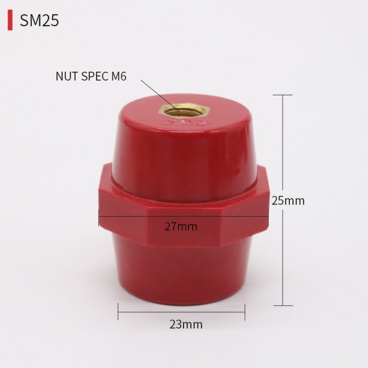 SM25-M6 Fusiform szigetelők A magas és alacsony feszültségű elosztó szekrény kültéri elosztó ...