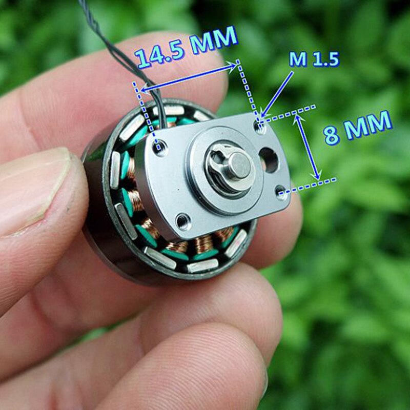 3S-4S PTZ motor 450KV Dupla golyóscsapágy 3 fázisú Mini elektromos gép ...