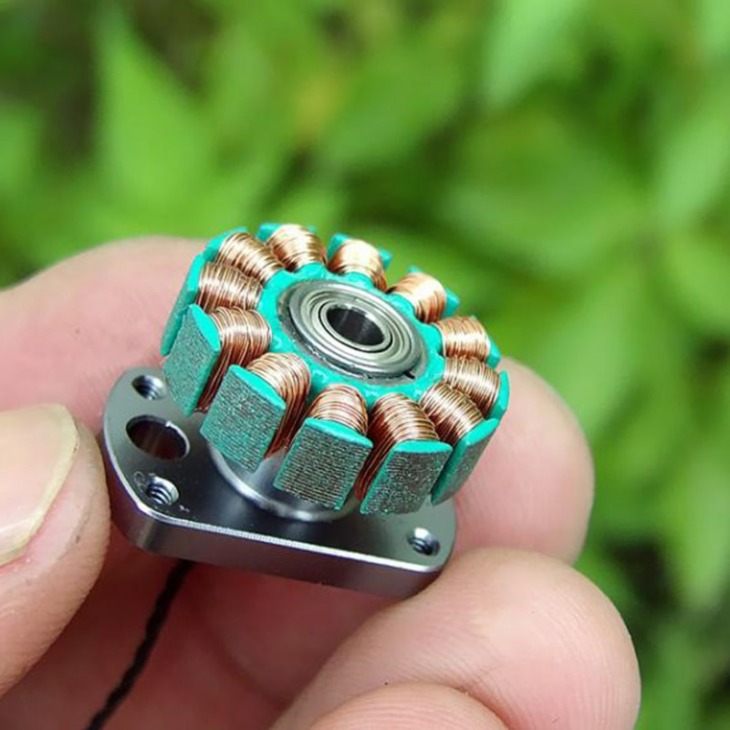 3S-4S PTZ motor 450KV Dupla golyóscsapágy 3 fázisú Mini elektromos gép ...