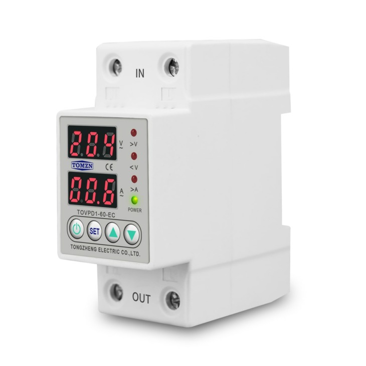 Din Rail Dual Display állítható túlfeszültség áram és feszültség alatt ...