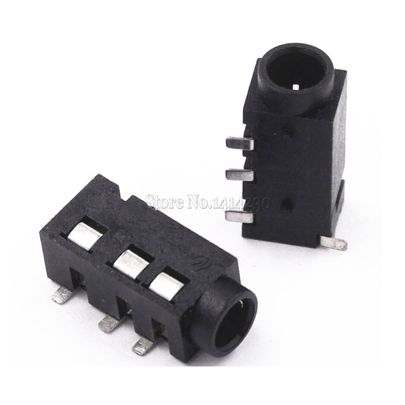 10db 3.5 fejhallgató Jack Audio Jack PJ-320D 4 PIN SMD MP3 tartozékok ...