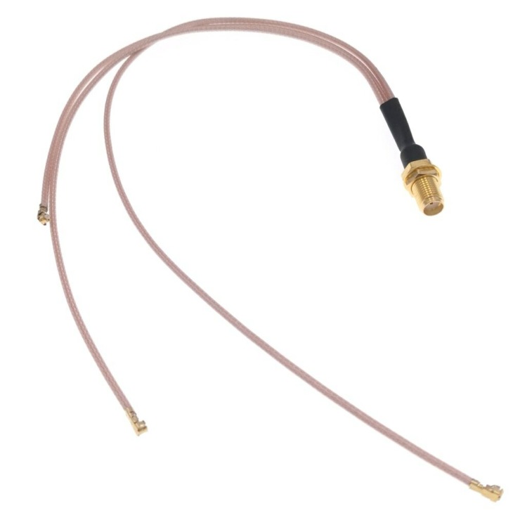 10db SMA aljzat 3db uFL / U.FL / IPX / IPEX RF koax adapter Szerelési RG178 Spirálhuzal Cable ...