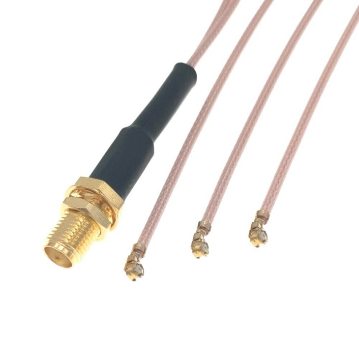 10db SMA aljzat 3db uFL / U.FL / IPX / IPEX RF koax adapter Szerelési RG178 Spirálhuzal Cable ...