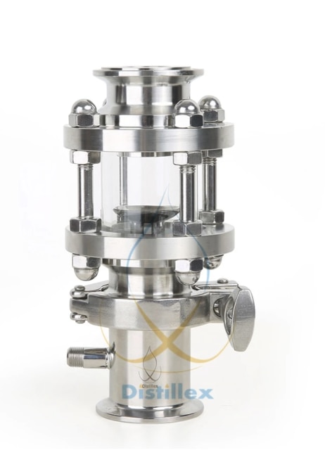 1.5″ OD50.5mm Sight Glass Rectification modul Reflux oszlop, a ...