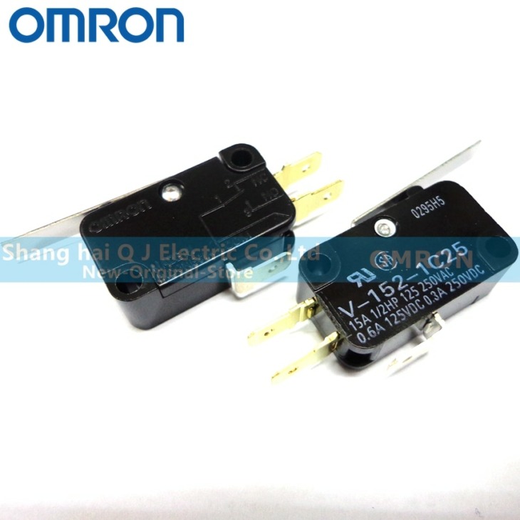 10db Eredeti Omron Micro Switch V-15-1A5 V-152-1C25 V-153-1C25 V-155 ...