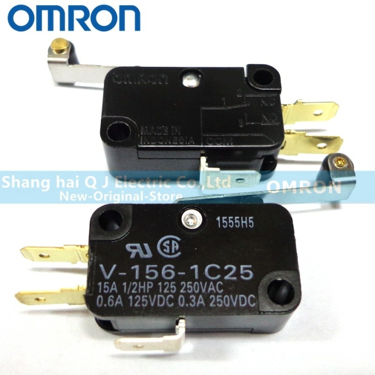 10db Eredeti Omron Micro Switch V-15-1A5 V-152-1C25 V-153-1C25 V-155 ...