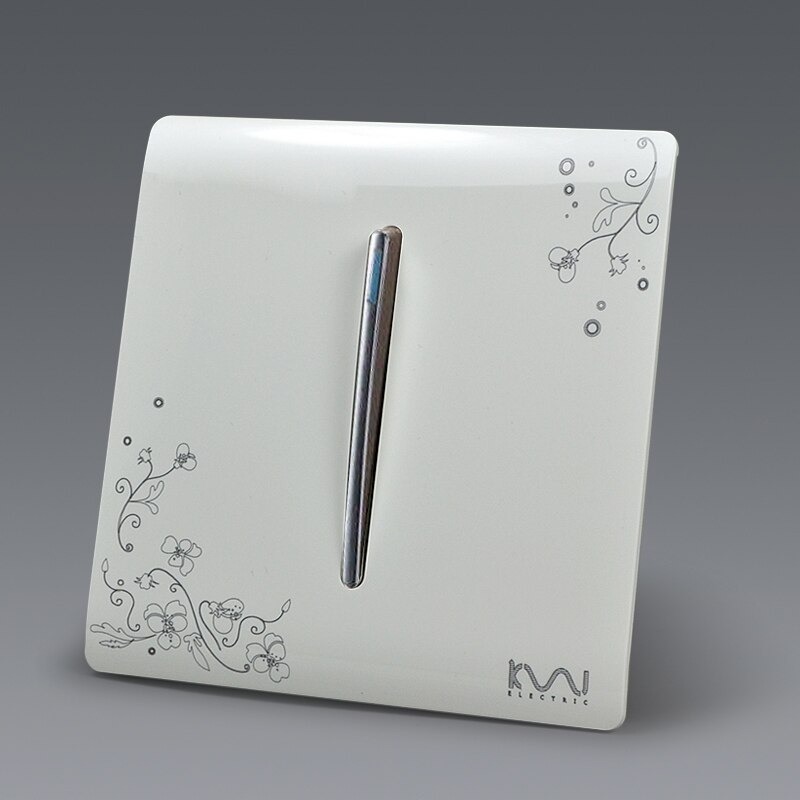COSWALL Passage Pass Through Lépcső Wall Light Switch 1 Gang 2 utas On ...