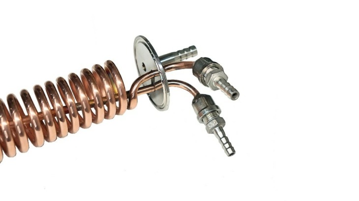 Réz kondenzátor, deflegmator, dimroth, reflux, Distiller kondenzátor ...