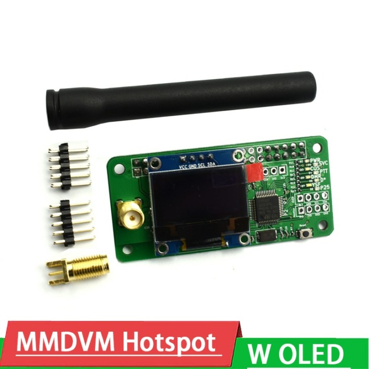 Uhf Vhf Mmdvm Hotspot W / Oled Display Support P25 Dmr Ysf Antenna A Raspberry Pi Wifi Kártyához ...