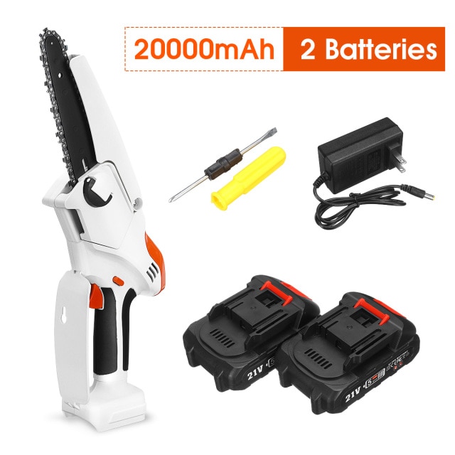 Drillpro 20000Mah 21V 6 Hüvelykes Mini Elektromos Láncfűrész Láncfűrész ...