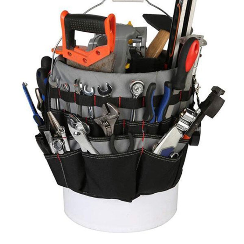42 Zsebek Bucket Tool Organizer Bucket Pouch Storage Tools Nagy ...
